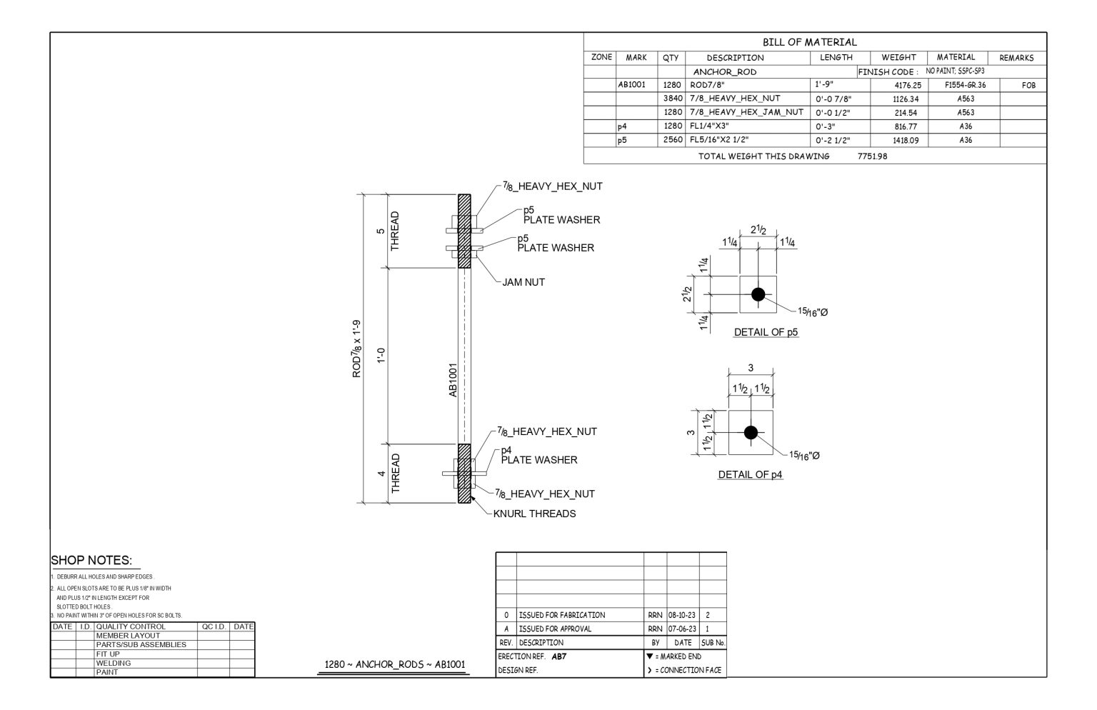 Sample Drawings - Alket Steel Detailing