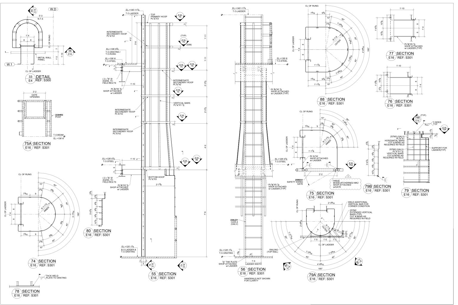 Sample Drawings - Alket Steel Detailing