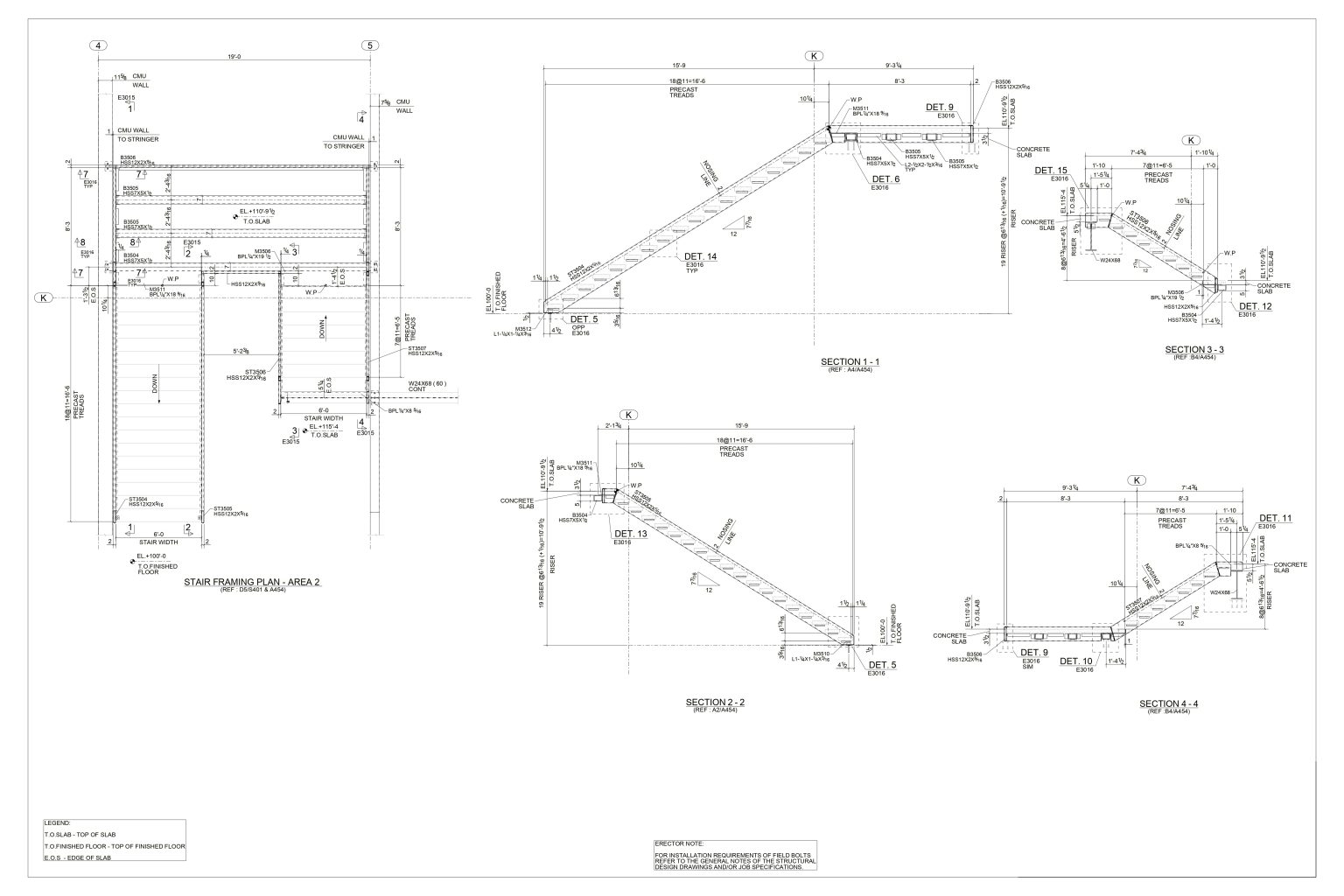 Sample Drawings - Alket Steel Detailing