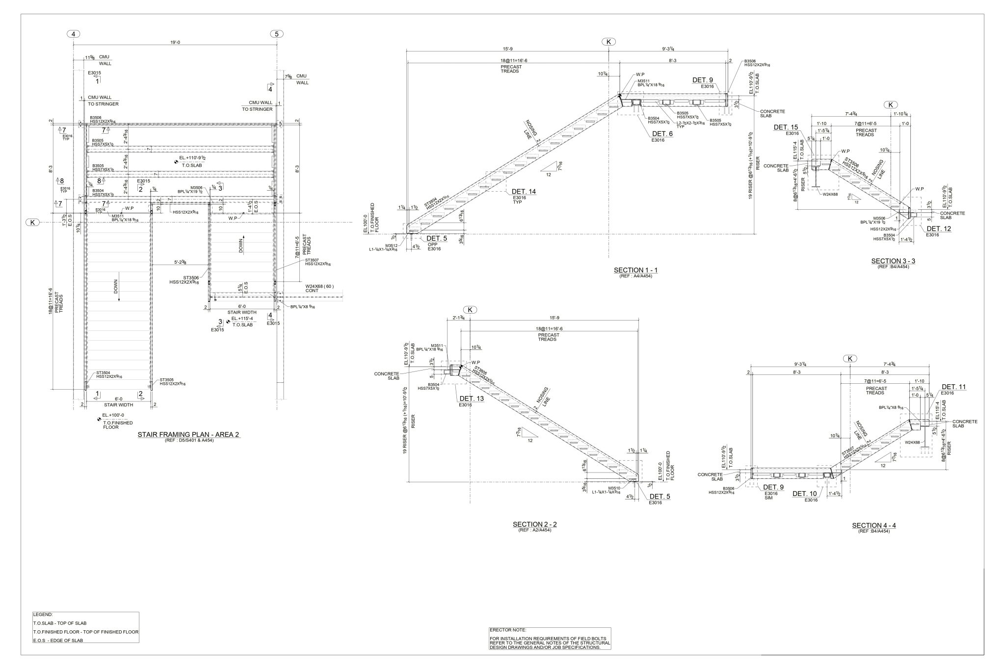 Sample Drawings - Alket Steel Detailing