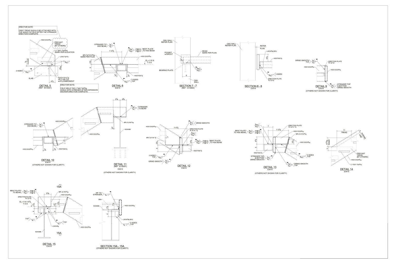 Sample Drawings - Alket Steel Detailing